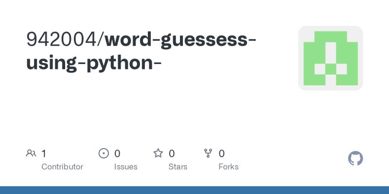 Donipati Anu Kumari on LinkedIn: GitHub - 942004/word-guessess-using ... Donipati Anu Kumari on LinkedIn: GitHub - 942004/word-guessess-using ...