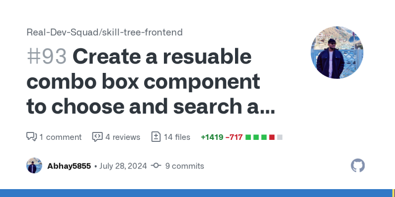 Abhay Patil on LinkedIn: Create a resuable combo box component to ... Abhay Patil on LinkedIn: Create a resuable combo box component to ...