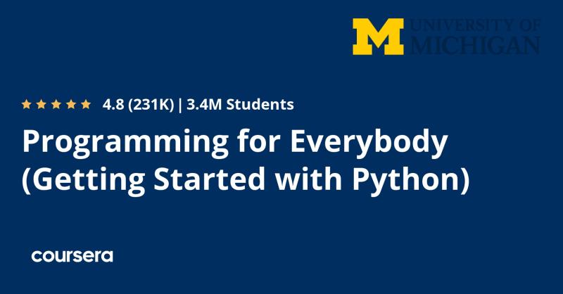 Madhumitha N on LinkedIn: Programming for Everybody (Getting Started ... Madhumitha N on LinkedIn: Programming for Everybody (Getting Started ...