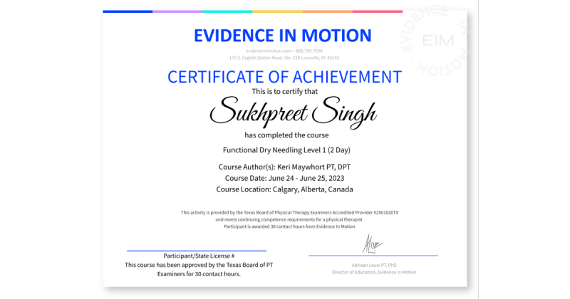 Sukhpreet Singh on LinkedIn: Functional Dry Needling Level 1 (2 Day ... Sukhpreet Singh on LinkedIn: Functional Dry Needling Level 1 (2 Day ...