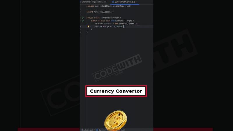 Code With Gaurav on LinkedIn: Java Currency Converter in 60 Seconds! # ... Code With Gaurav on LinkedIn: Java Currency Converter in 60 Seconds! # ...