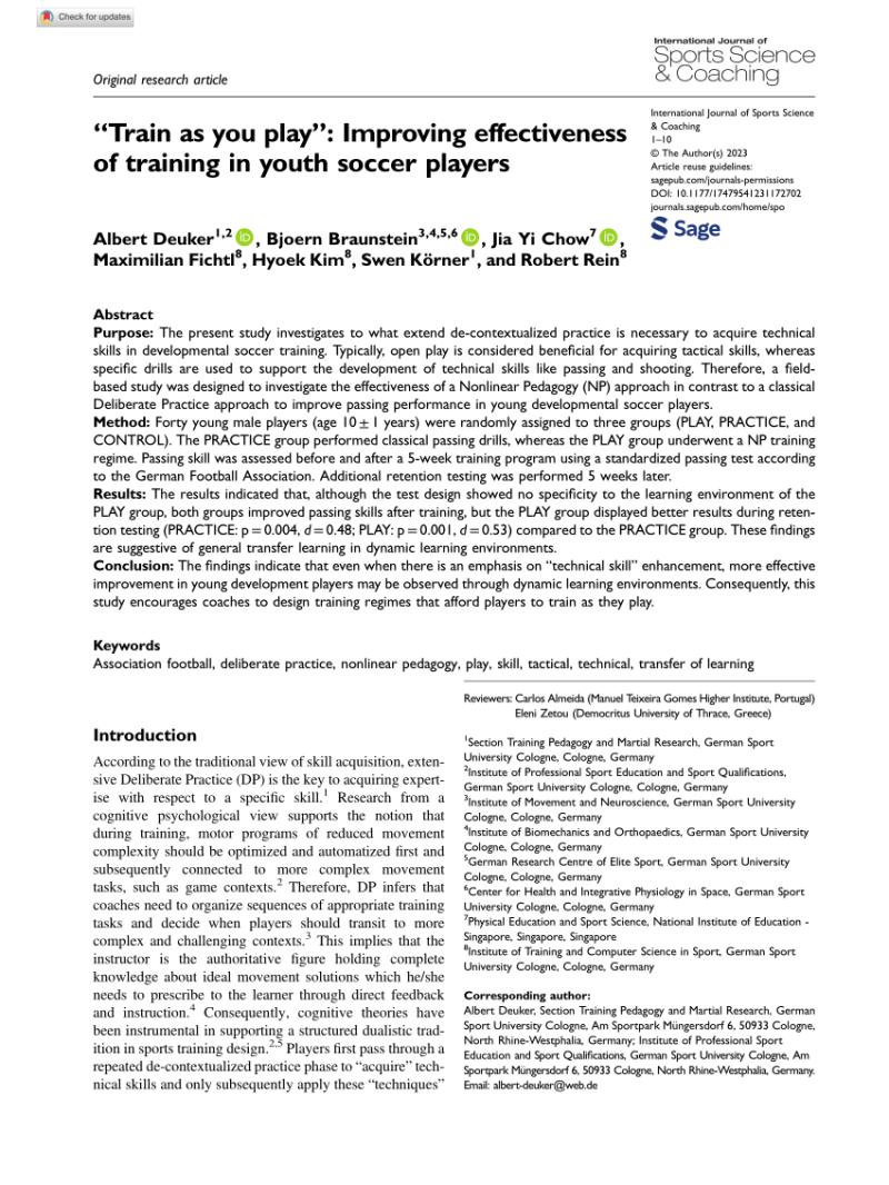 Karl Marius Aksum, PhD on LinkedIn: (PDF) “Train as you play ... Karl Marius Aksum, PhD on LinkedIn: (PDF) “Train as you play ...