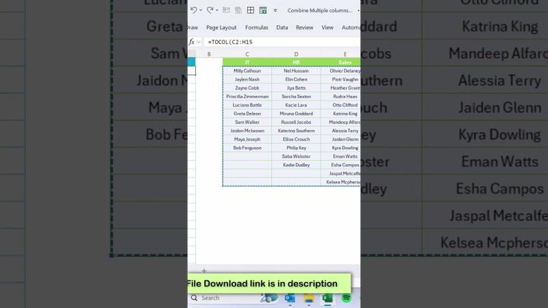 PK: An Excel Expert on LinkedIn: Quick Merge Multiple Columns using ... PK: An Excel Expert on LinkedIn: Quick Merge Multiple Columns using ...