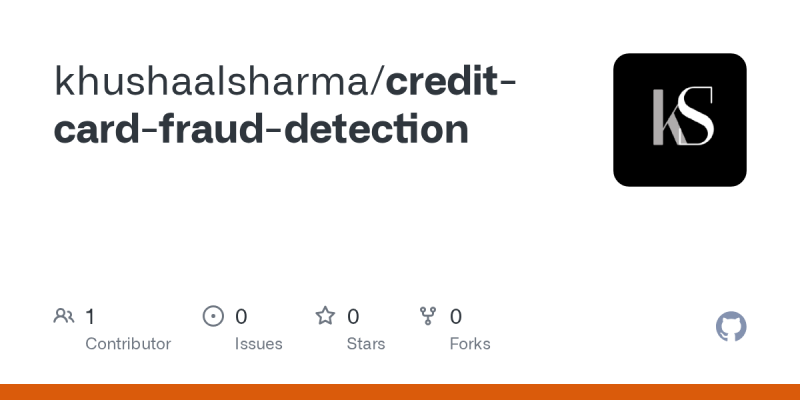Khushaal Sharma on LinkedIn: GitHub - khushaalsharma/credit-card-fraud ... Khushaal Sharma on LinkedIn: GitHub - khushaalsharma/credit-card-fraud ...