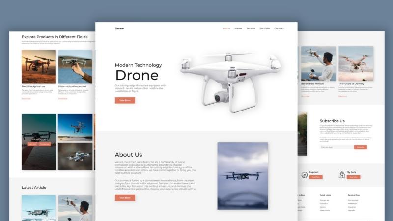 Sanket Chouhan on LinkedIn: Drone Landing Page Website Using HTML CSS ... Sanket Chouhan on LinkedIn: Drone Landing Page Website Using HTML CSS ...