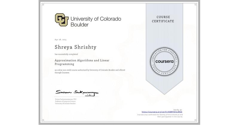 Earned DAA certificate from Coursera on data analysis | Shreya Shrishty ... Earned DAA certificate from Coursera on data analysis | Shreya Shrishty ...