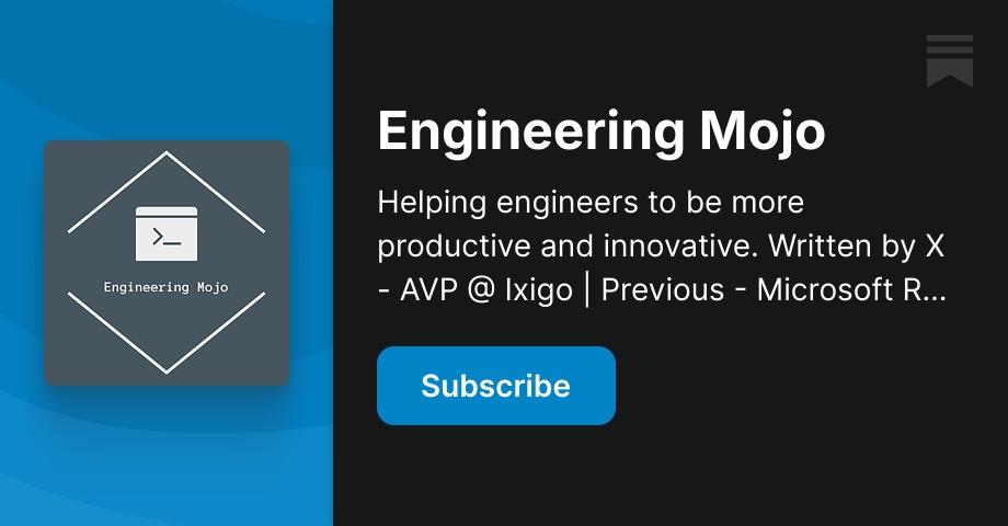 Anuj Yadav on LinkedIn: Engineering Mojo | Anuj Yadav | Substack Anuj Yadav on LinkedIn: Engineering Mojo | Anuj Yadav | Substack