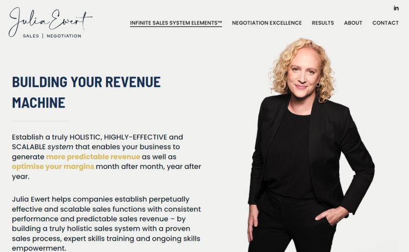 Julia Ewert (MBA, FAIM) on LinkedIn: Sales & Negotiation Best Practice ... Julia Ewert (MBA, FAIM) on LinkedIn: Sales & Negotiation Best Practice ...