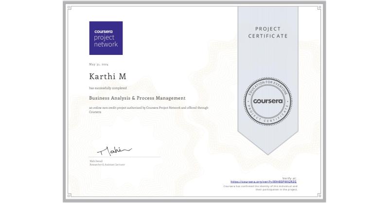 Karthi Murugesan on LinkedIn: Completion Certificate for Business ... Karthi Murugesan on LinkedIn: Completion Certificate for Business ...