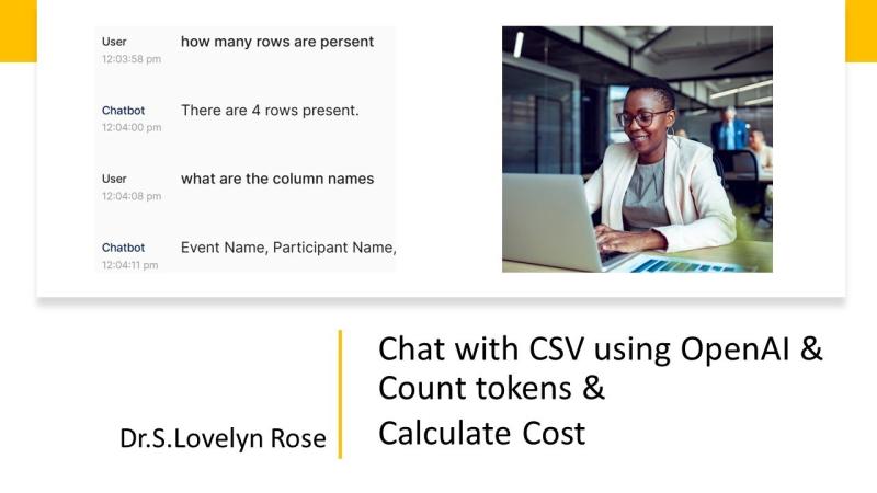 Lovelyn Rose on LinkedIn: Using Chainlit and OpenAI to Chat with CSV ... Lovelyn Rose on LinkedIn: Using Chainlit and OpenAI to Chat with CSV ...