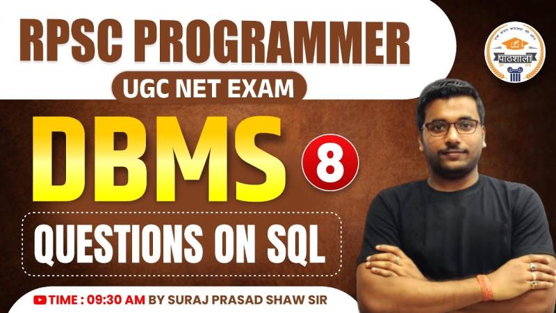 Suraj Prasad Shaw on LinkedIn: RPSC PROGRAMMER || DBMS ( Questions on ... Suraj Prasad Shaw on LinkedIn: RPSC PROGRAMMER || DBMS ( Questions on ...