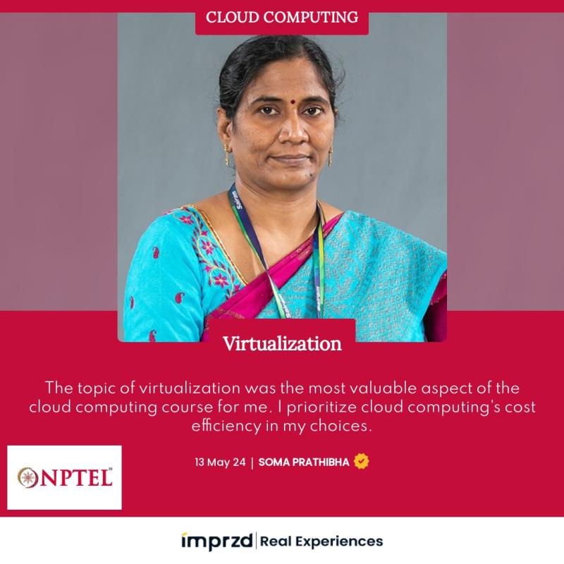 Dr.Soma Prathibha on LinkedIn: NPTEL Dr.Soma Prathibha on LinkedIn: NPTEL