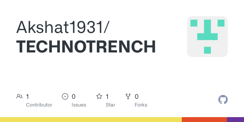 Akshat Baranwal on LinkedIn: GitHub - Akshat1931/TECHNOTRENCH Akshat Baranwal on LinkedIn: GitHub - Akshat1931/TECHNOTRENCH