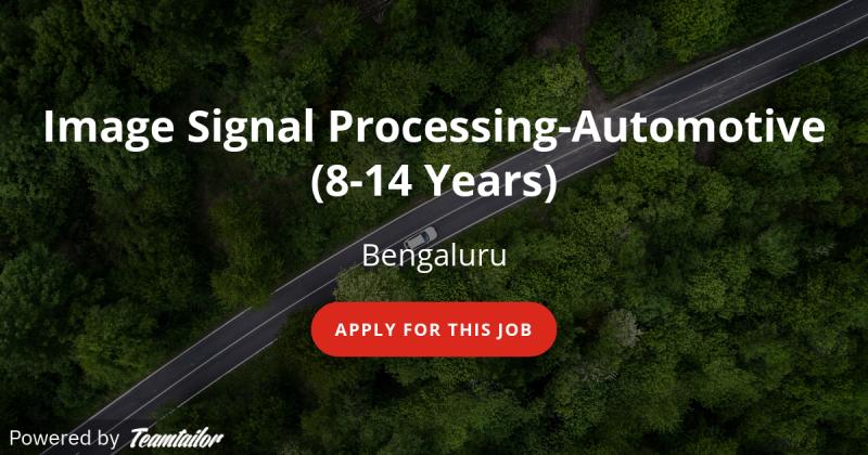 Akhil Narayanan K on LinkedIn: Image Signal Processing-Automotive (8-14 ... Akhil Narayanan K on LinkedIn: Image Signal Processing-Automotive (8-14 ...
