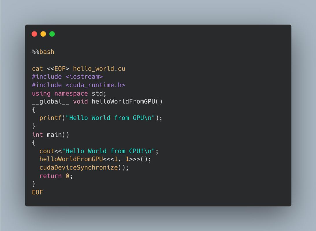 Anshuman Mishra on LinkedIn: Your very own CUDA kernel! Anshuman Mishra on LinkedIn: Your very own CUDA kernel!