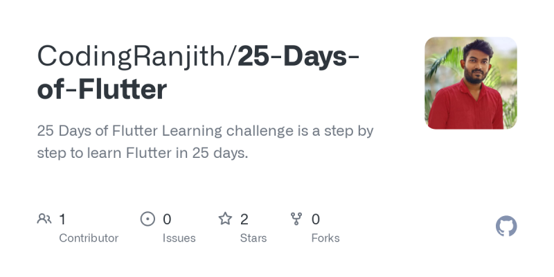 Learn about Flutter from Day 1 | Coding Ranjith posted on the topic ... Learn about Flutter from Day 1 | Coding Ranjith posted on the topic ...