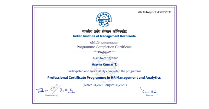 Aswin kumar T on LinkedIn: IIMKAsyncEMDPHRMA Batch 12 • Aswin Kumar T ... Aswin kumar T on LinkedIn: IIMKAsyncEMDPHRMA Batch 12 • Aswin Kumar T ...