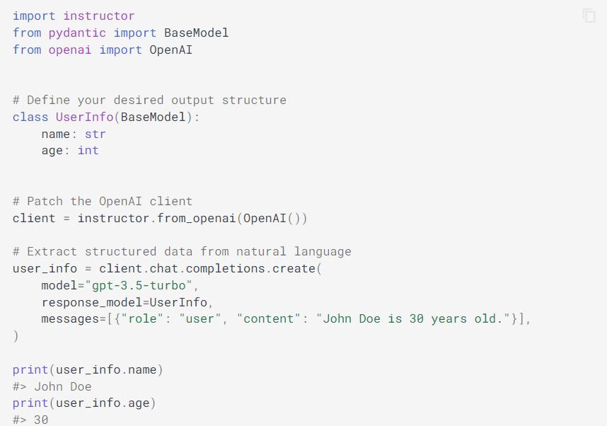 Multiplatform.AI on LinkedIn: Meet Instructor: Python Library for ... Multiplatform.AI on LinkedIn: Meet Instructor: Python Library for ...