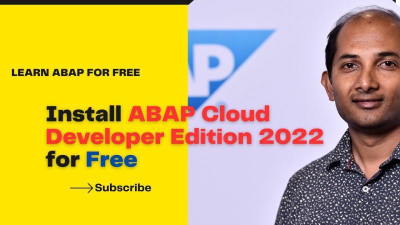 somnath paul on LinkedIn: Start Learning ABAP Today: Install ABAP Cloud ... somnath paul on LinkedIn: Start Learning ABAP Today: Install ABAP Cloud ...