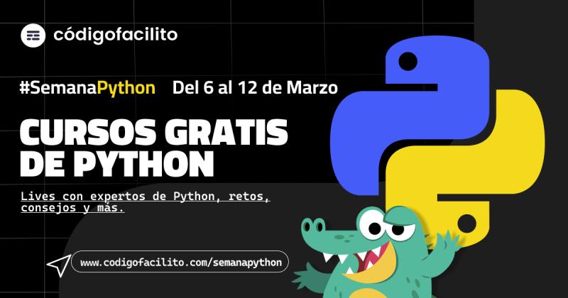 Yulianny Betancourt on LinkedIn: #SemanaPython - Cursos gratis de Python Yulianny Betancourt on LinkedIn: #SemanaPython - Cursos gratis de Python