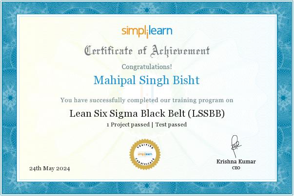 Mahipal_Singh Bisht on LinkedIn: Mahipal Singh Bisht has successfully ... Mahipal_Singh Bisht on LinkedIn: Mahipal Singh Bisht has successfully ...