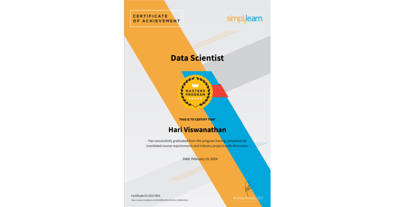 Hari Viswanathan on LinkedIn: Data Scientist • Hari Viswanathan ... Hari Viswanathan on LinkedIn: Data Scientist • Hari Viswanathan ...