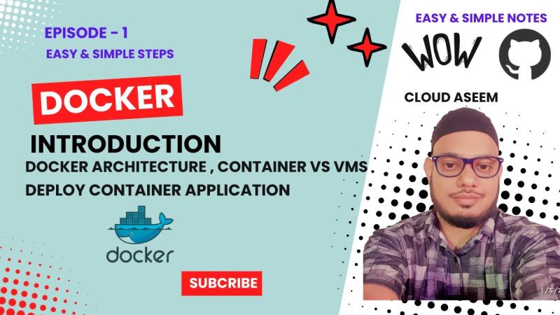 Mohammed Aseem Akram on LinkedIn: Introduction to Docker Containers ... Mohammed Aseem Akram on LinkedIn: Introduction to Docker Containers ...