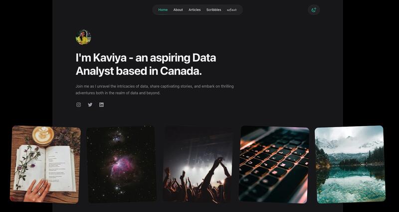 Kaviya Kumar on LinkedIn: Kaviya Kumar - Blogging, Scribbles, & More 📝🎨 Kaviya Kumar on LinkedIn: Kaviya Kumar - Blogging, Scribbles, & More 📝🎨