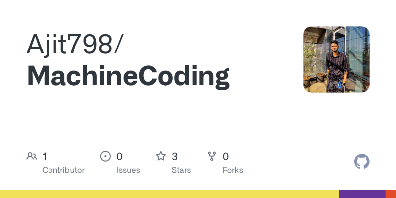 Building a machine coding question by Piyush Agarwal | Ajit Chaubey ... Building a machine coding question by Piyush Agarwal | Ajit Chaubey ...