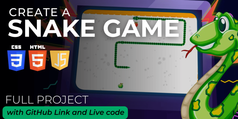 Mohd Aman on LinkedIn: Make Snake Game using HTML, CSS and JavaScript ... Mohd Aman on LinkedIn: Make Snake Game using HTML, CSS and JavaScript ...