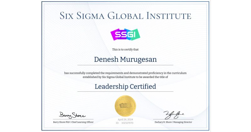 DENESH MURUGESAN on LinkedIn: Leadership • Denesh Murugesan • Six Sigma ... DENESH MURUGESAN on LinkedIn: Leadership • Denesh Murugesan • Six Sigma ...