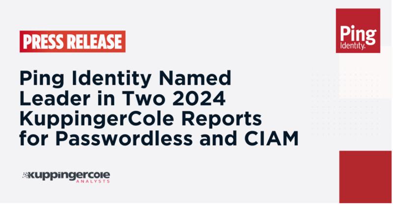 Bruno De Cet on LinkedIn: Ping Identity Named Leader in Two 2024 ... Bruno De Cet on LinkedIn: Ping Identity Named Leader in Two 2024 ...