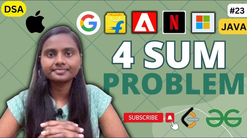 Mansi Singh on LinkedIn: 4 Sum Problem | Arrays 💯 | Leetcode | JAVA | DSA 🔥 Mansi Singh on LinkedIn: 4 Sum Problem | Arrays 💯 | Leetcode | JAVA | DSA 🔥
