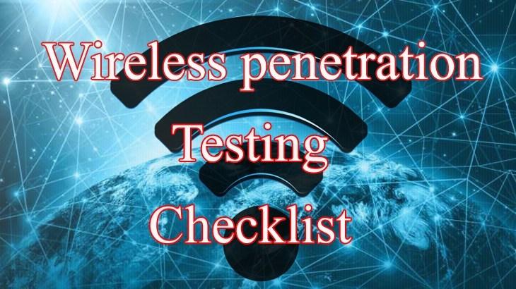 Alt Datum on LinkedIn: Wireless Penetration Testing Checklist – A ... Alt Datum on LinkedIn: Wireless Penetration Testing Checklist – A ...
