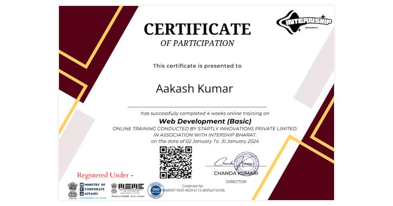 Aakash Kumar on LinkedIn: Aakash Kumar | Internship bharat | Startly ... Aakash Kumar on LinkedIn: Aakash Kumar | Internship bharat | Startly ...