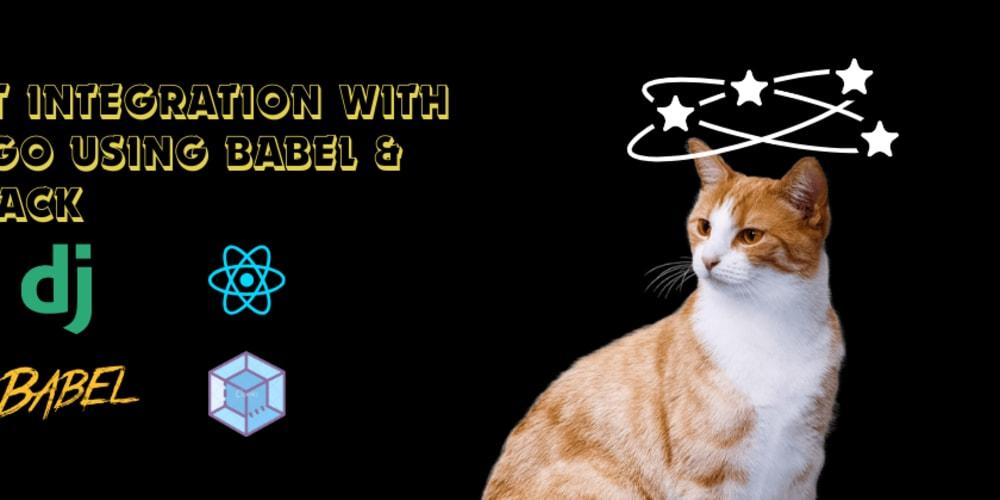 Arindam Sahoo on LinkedIn: React Integration with Django Using Babel ... Arindam Sahoo on LinkedIn: React Integration with Django Using Babel ...