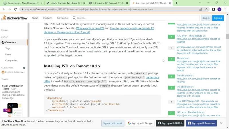 Nico Kock on LinkedIn: 29. Using the Java Standard Tag Library - Part 1 Nico Kock on LinkedIn: 29. Using the Java Standard Tag Library - Part 1