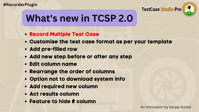 TestCase Studio on LinkedIn: What's New in TestCase Studio Pro 2.0 | # ... TestCase Studio on LinkedIn: What's New in TestCase Studio Pro 2.0 | # ...