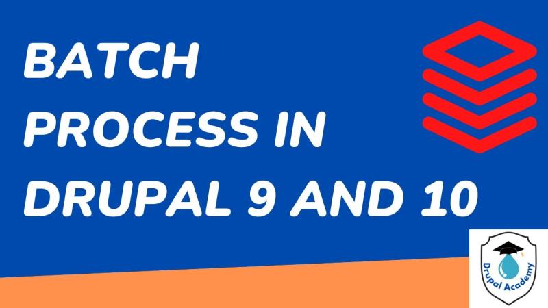 Drupal Academy on LinkedIn: Batch process in Drupal 9 | Drupal 10 ... Drupal Academy on LinkedIn: Batch process in Drupal 9 | Drupal 10 ...