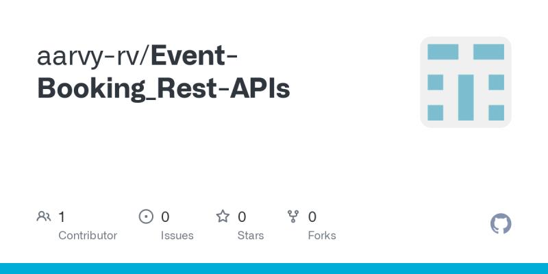 Raj Vaibhav on LinkedIn: GitHub - aarvy-rv/Event-Booking_Rest-APIs Raj Vaibhav on LinkedIn: GitHub - aarvy-rv/Event-Booking_Rest-APIs