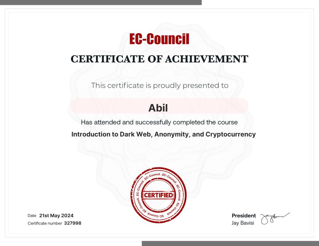 Abil Biju on LinkedIn: Introduction to Dark Web, Anonymity, and ... Abil Biju on LinkedIn: Introduction to Dark Web, Anonymity, and ...