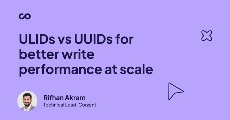 Aravinthan Ramaraju on LinkedIn: ULIDs vs UUIDs For Better Write ... Aravinthan Ramaraju on LinkedIn: ULIDs vs UUIDs For Better Write ...