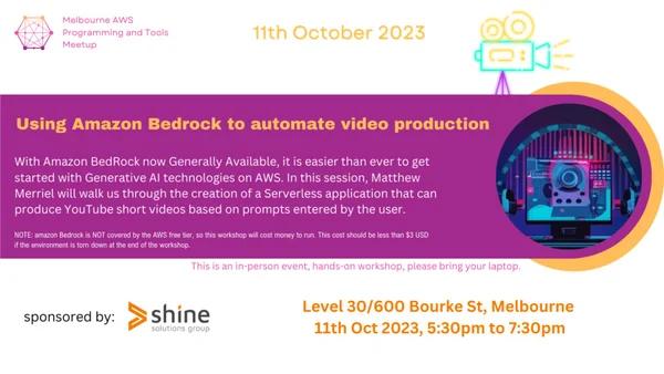 Daghan Lemi Acay on LinkedIn: Using Amazon Bedrock to automate Video ... Daghan Lemi Acay on LinkedIn: Using Amazon Bedrock to automate Video ...