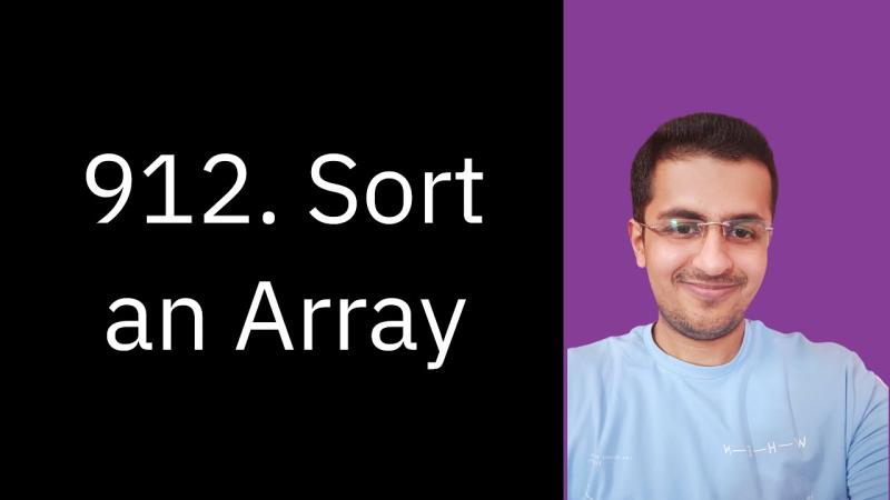 Mayur Programming Club on LinkedIn: Solve LeetCode - 912. Sort an Array ... Mayur Programming Club on LinkedIn: Solve LeetCode - 912. Sort an Array ...