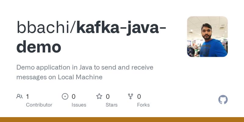 Bhargav B. on LinkedIn: GitHub - bbachi/kafka-java-demo: Demo ... Bhargav B. on LinkedIn: GitHub - bbachi/kafka-java-demo: Demo ...