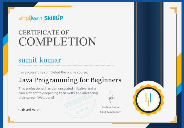 sumit kumar on LinkedIn: sumit kumar has successfully completed the ... sumit kumar on LinkedIn: sumit kumar has successfully completed the ...