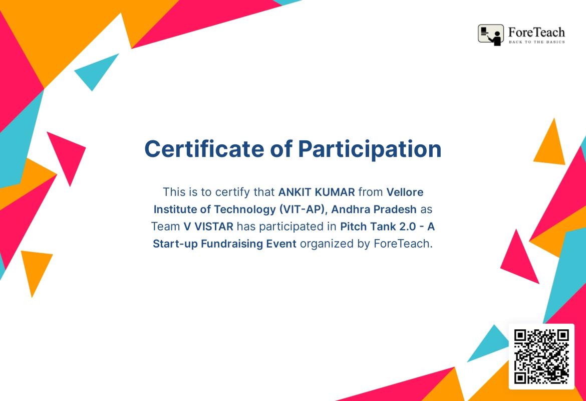 Ankit Kumar on LinkedIn: Certificate of Participation Ankit Kumar on LinkedIn: Certificate of Participation