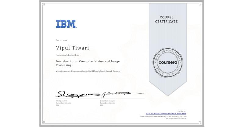 Vipul Tiwari on LinkedIn: Completion Certificate for Introduction to ... Vipul Tiwari on LinkedIn: Completion Certificate for Introduction to ...