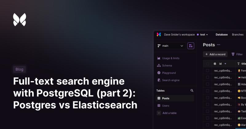Naing Lin Aung on LinkedIn: Full-text search engine with PostgreSQL ... Naing Lin Aung on LinkedIn: Full-text search engine with PostgreSQL ...