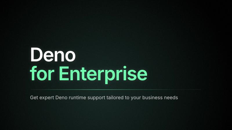 Deno on LinkedIn: Deno for Enterprise Deno on LinkedIn: Deno for Enterprise